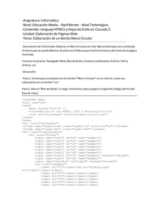 Elaboracionde menuweb | PDF