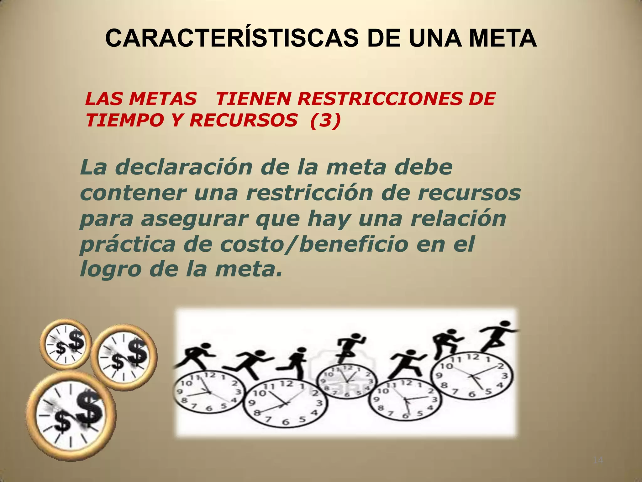 Elaboracion de metas | PPSX