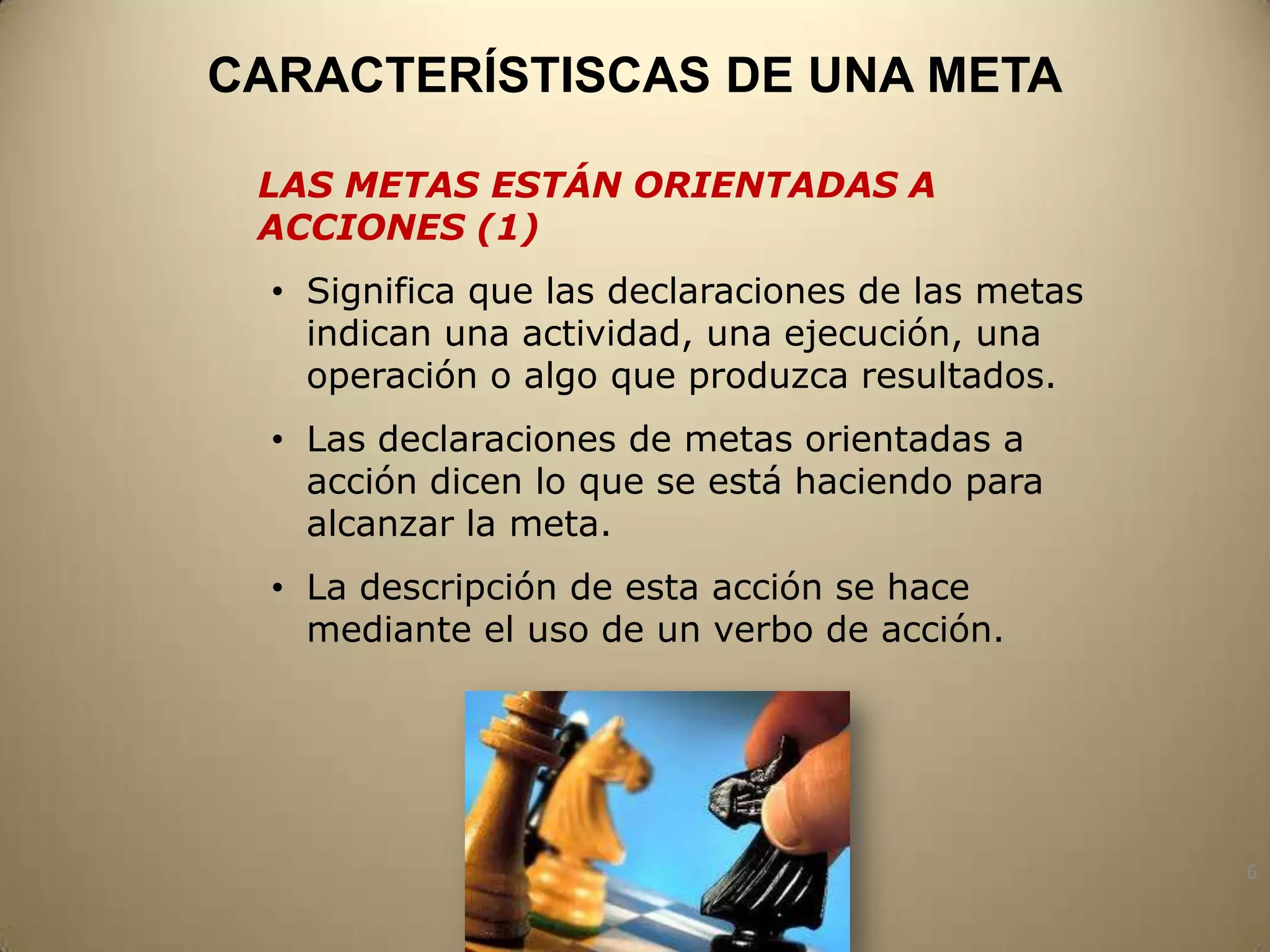 Elaboracion de metas | PPSX
