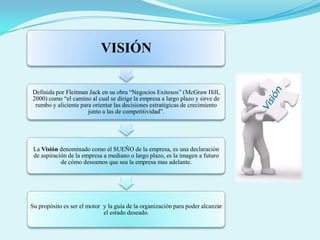 Elaboracion de mision y vision | PPTX