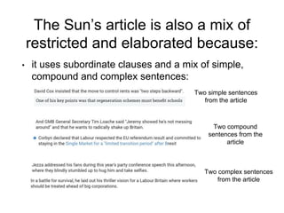 Elaborated and restricted codes | PPTX
