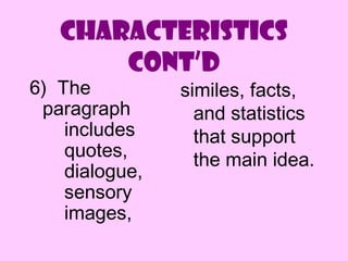 Elaborated paragraphs (language arts) | PPT
