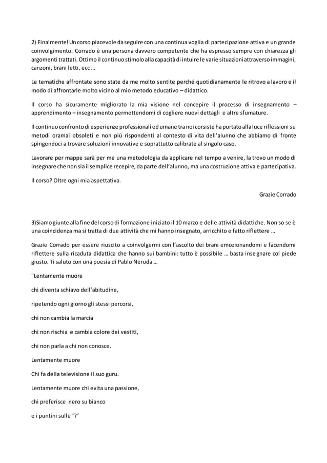 Autobiografie cognitive finali - Scafati | DOCX | Education