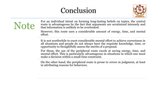 Elaboration likelihood model (ELM) | PPTX