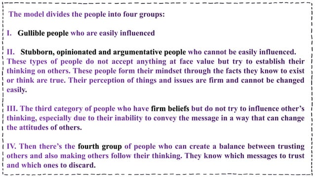 Elaboration Likelihood Model | PPTX