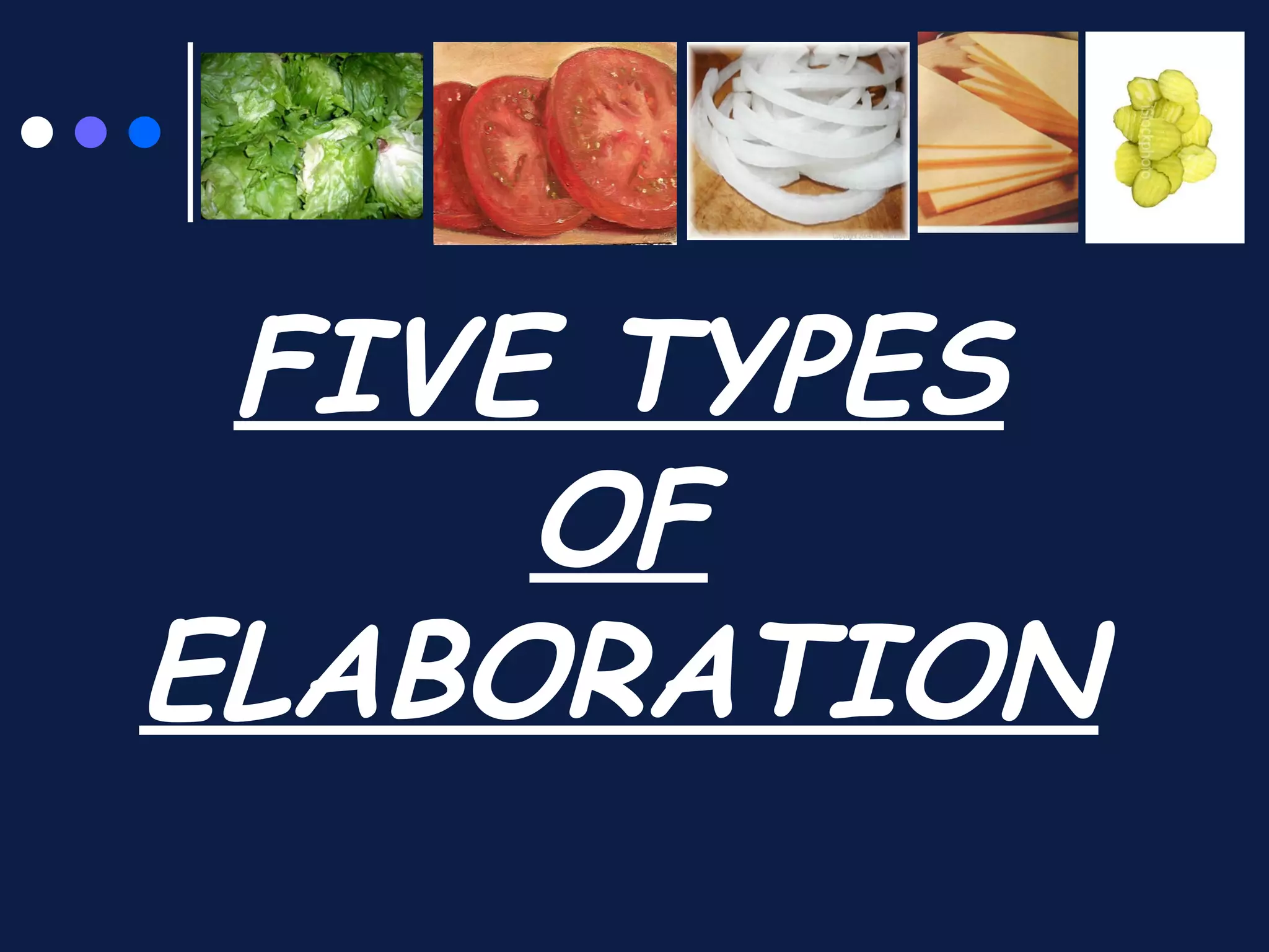 Elaboration powerpoint revised | PPT
