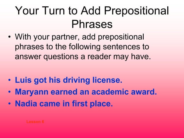 Elaboration within sentences and layering | PPSX | Education