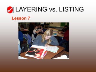 Elaboration within sentences and layering | PPSX