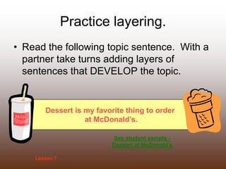 Elaboration within sentences and layering | PPSX