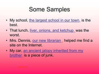 Elaboration within sentences and layering | PPT