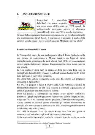 Elaborato Simmenthal | PDF