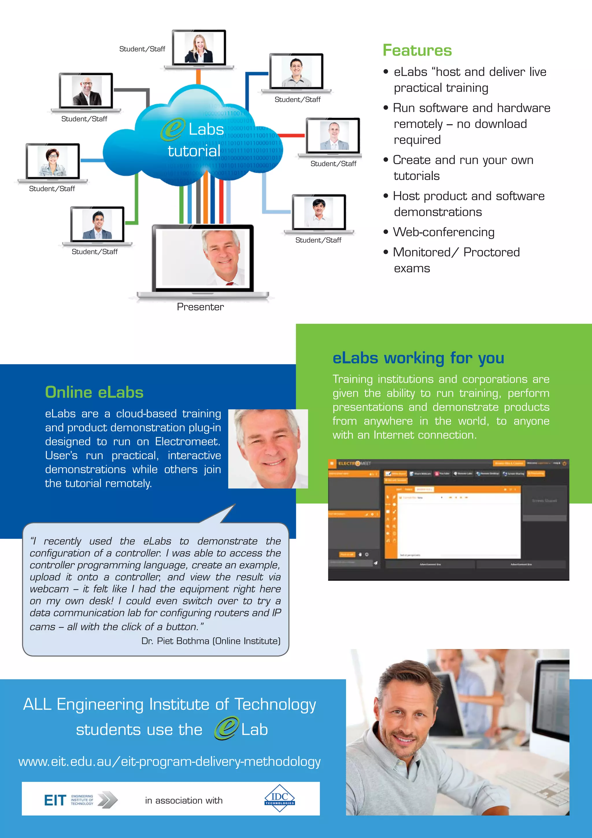 eLabs powered by Electromeet | PDF