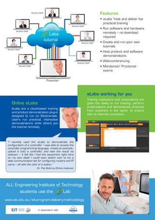 eLabs powered by Electromeet | PDF