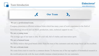 Elabscience Biotechnology Company Introduction | PPT