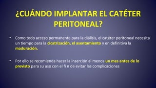 El acceso peritoneal | PPT