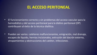 El acceso peritoneal | PPT