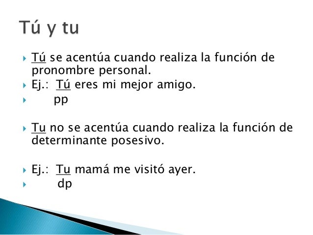 El Acento Diacrítico