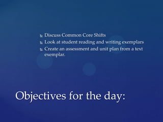 ELA Common Core Shifts | PPTX