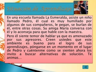 El acoso escolar | PPTX