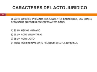 El acto juridico | PPTX
