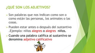 El adjetivo | PPTX