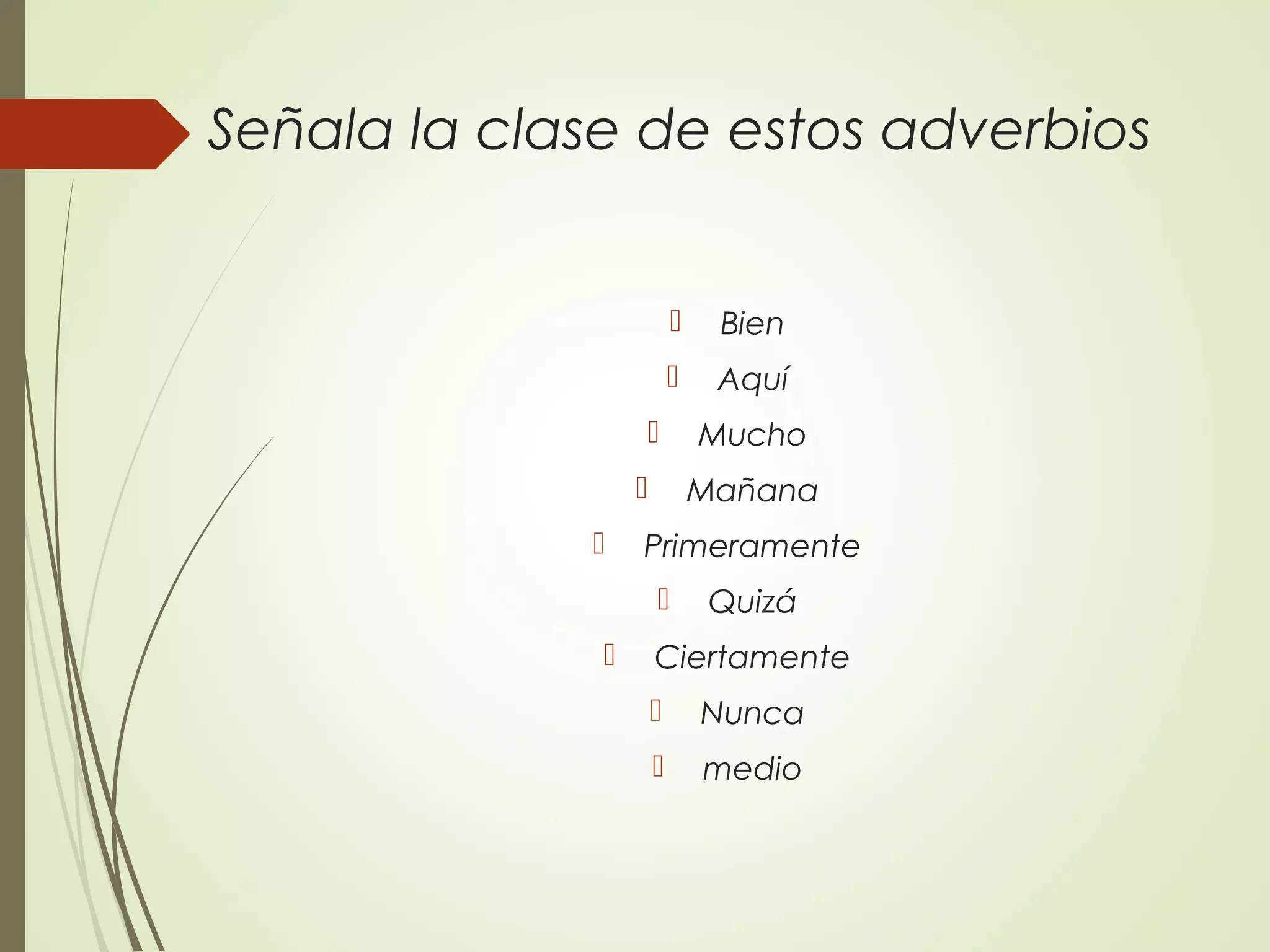El adverbio | PPT
