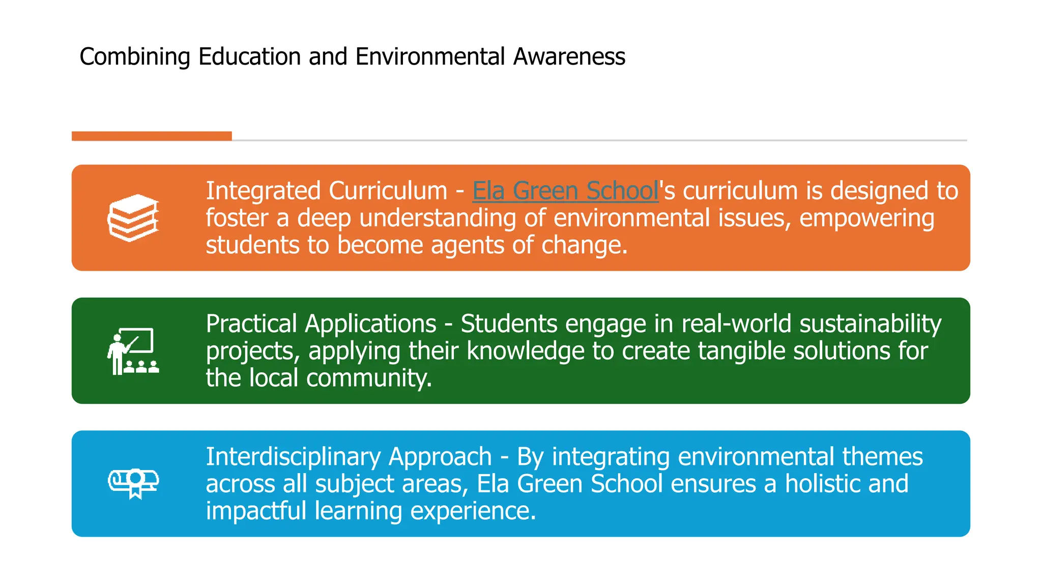 Ela Green School - Nurturing Minds,Cultivating Sustainability | PPTX