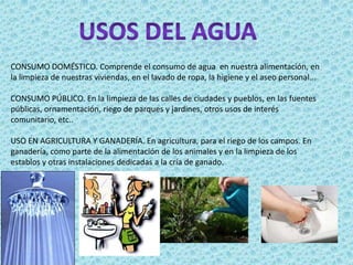Imagenes De Diferentes Usos Del Agua