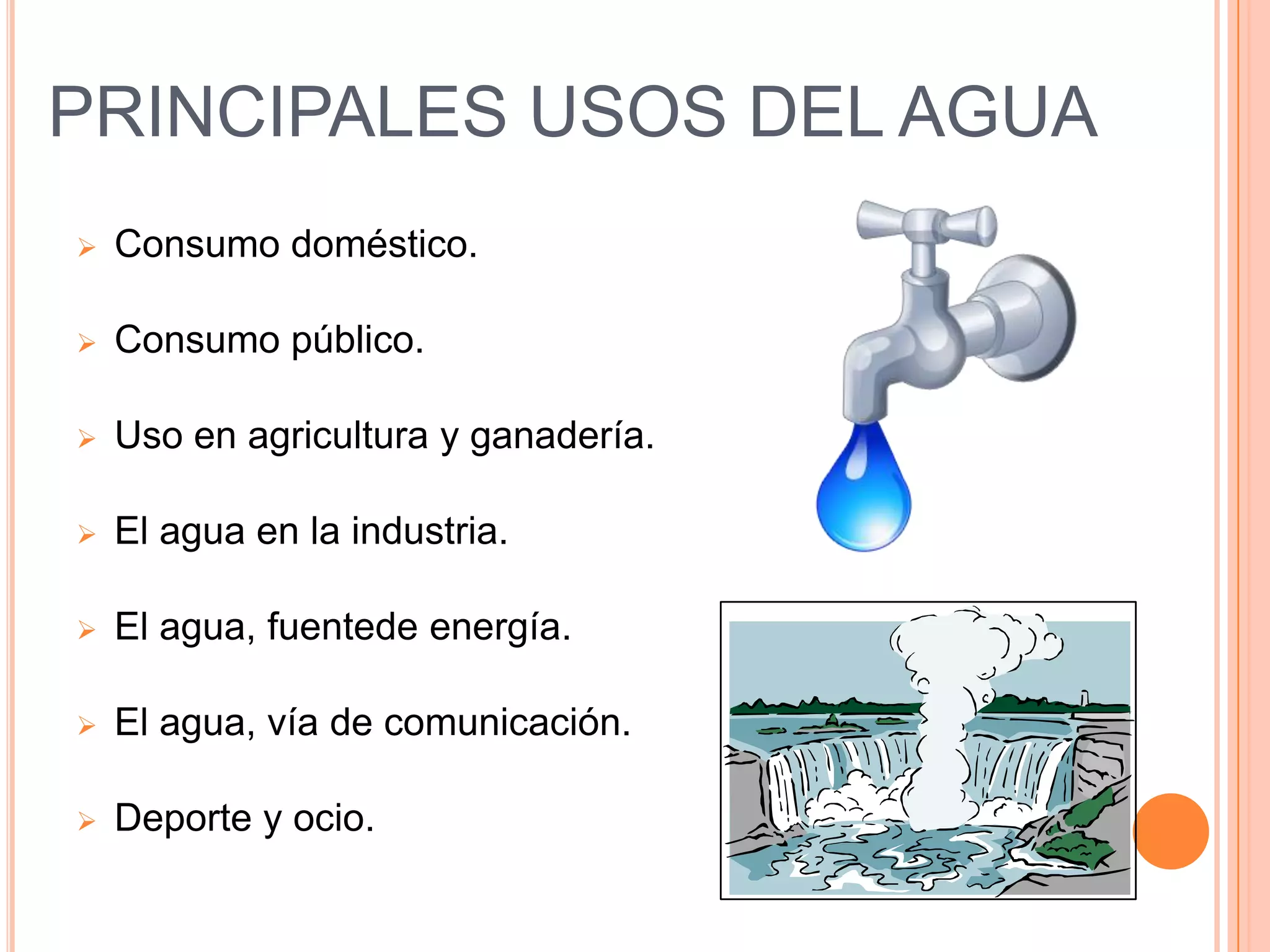 El agua como recurso limitado. | PPT
