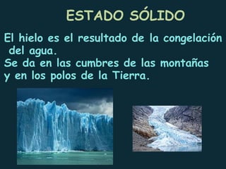 El agua y sus estados | PPT
