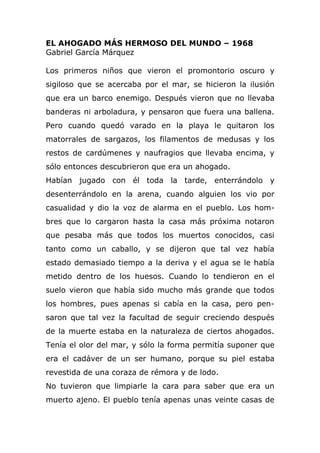 El ahogado más hermoso del mundo | DOC