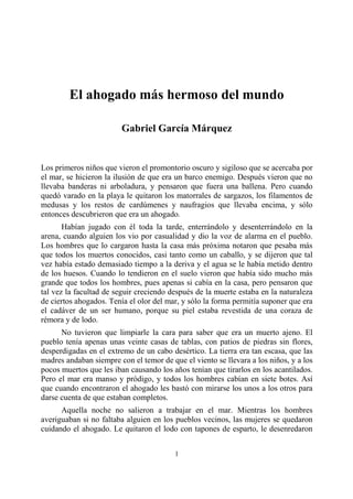 El ahogado más hermoso del mundo-García Márquez.pdf