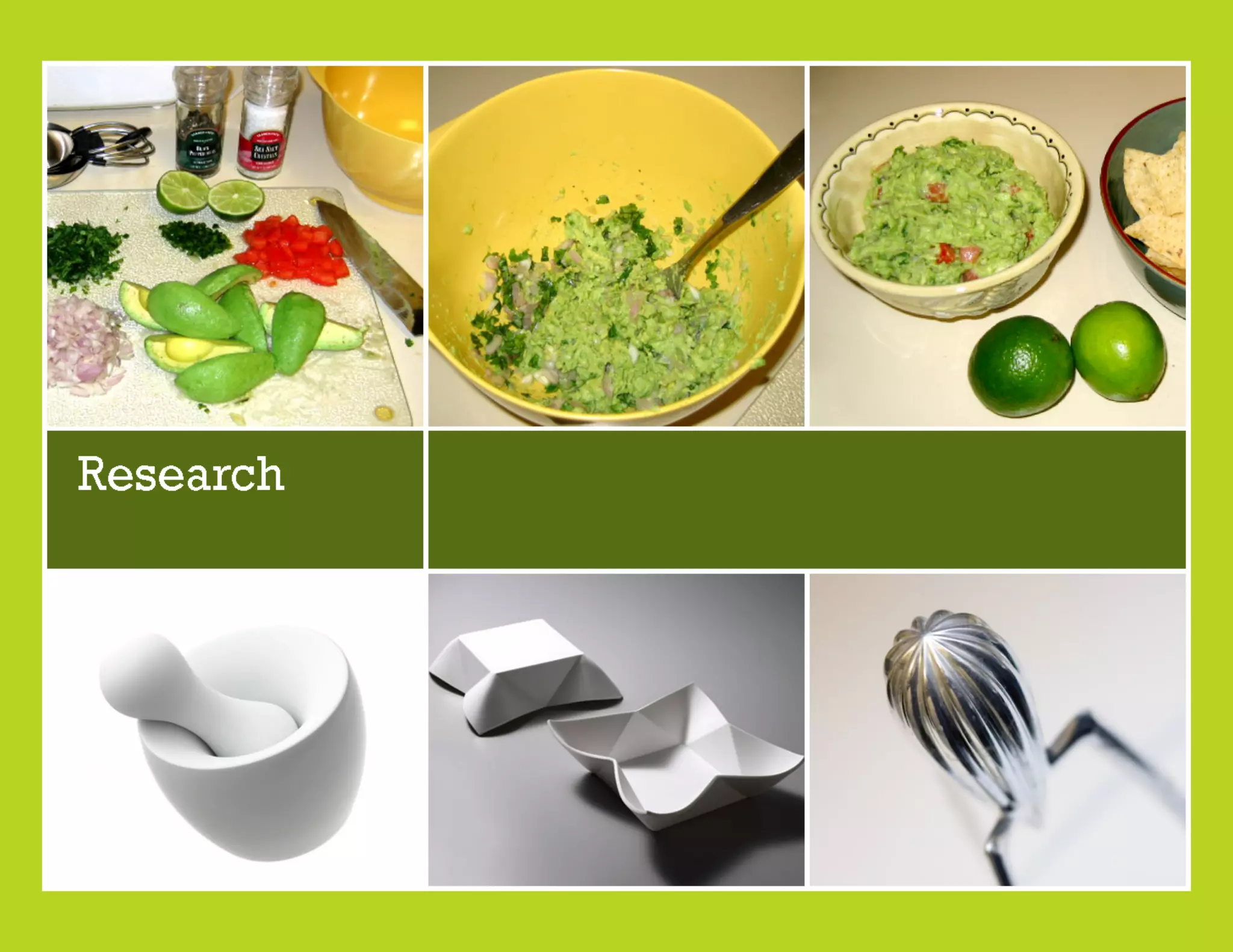 Guacamole Mixer Design Presentation | PPT