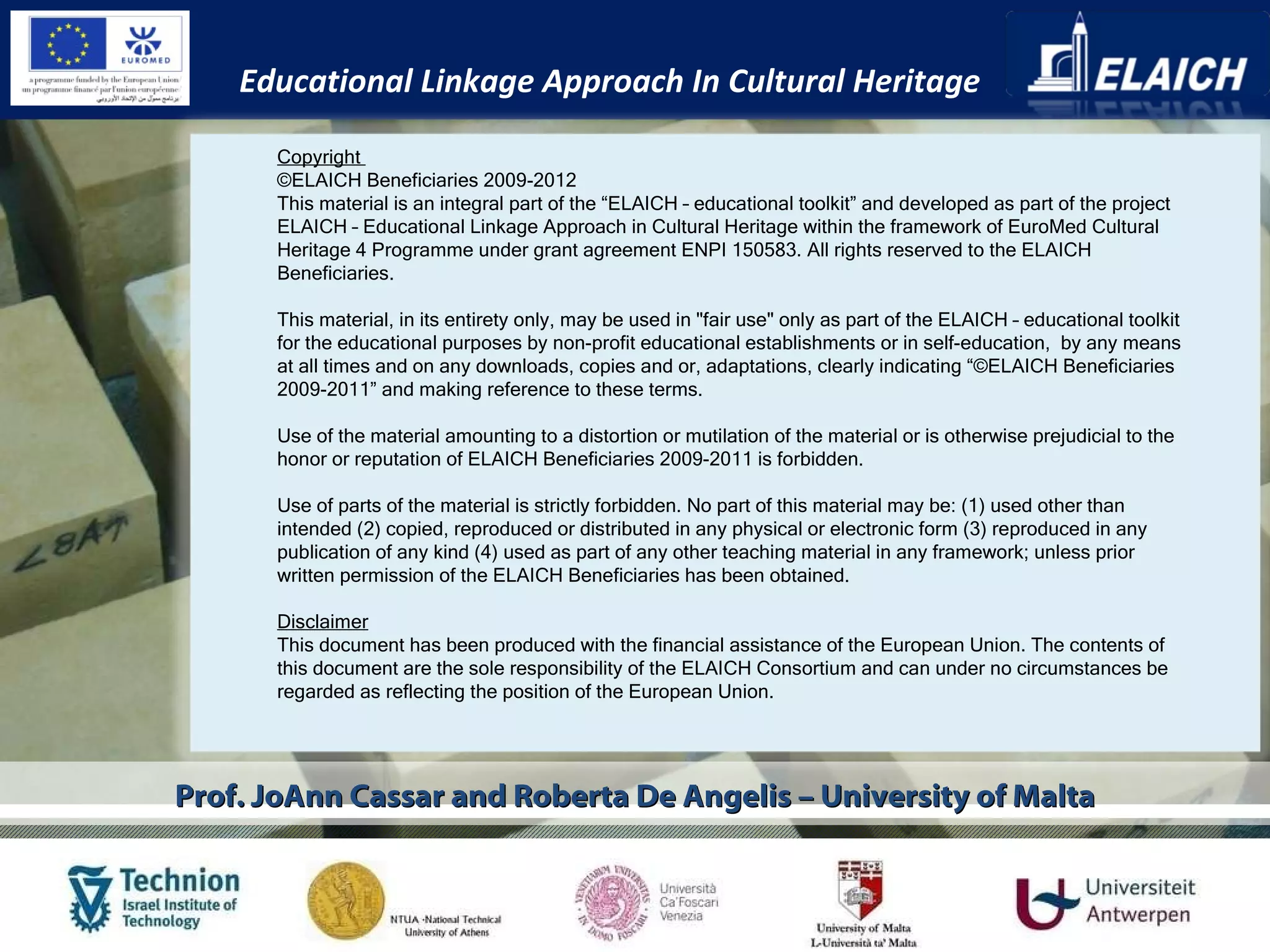 Elaich module 4 exercise 4.c - Choose the mortar mix | PPT