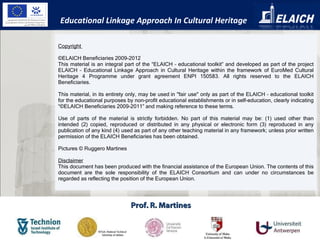 Elaich module 6 topic 6.2 - Archaeological parks | PPT