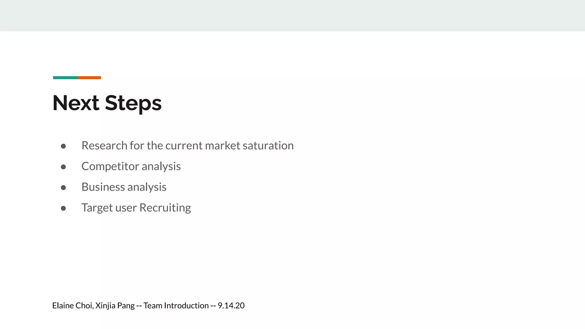 Nüno: Team Introduction - Elaine Choi + Xinjia Pang | PPT