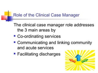 Role of the Clinical Case Manager for Older Persons | PPT