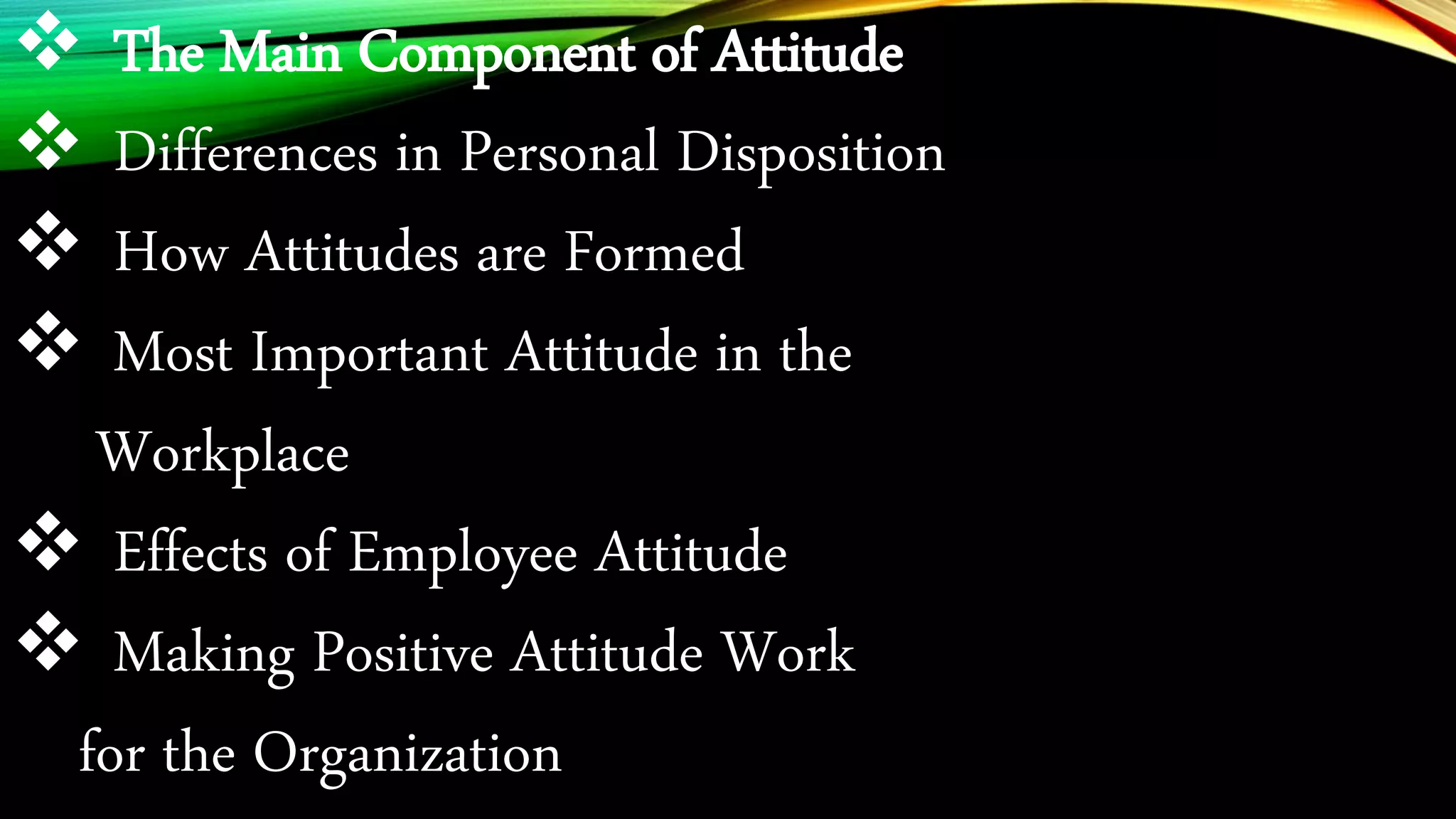 VALUES, ATTITUDE AND JOB SATISFACTION (VALUES) | PPTX