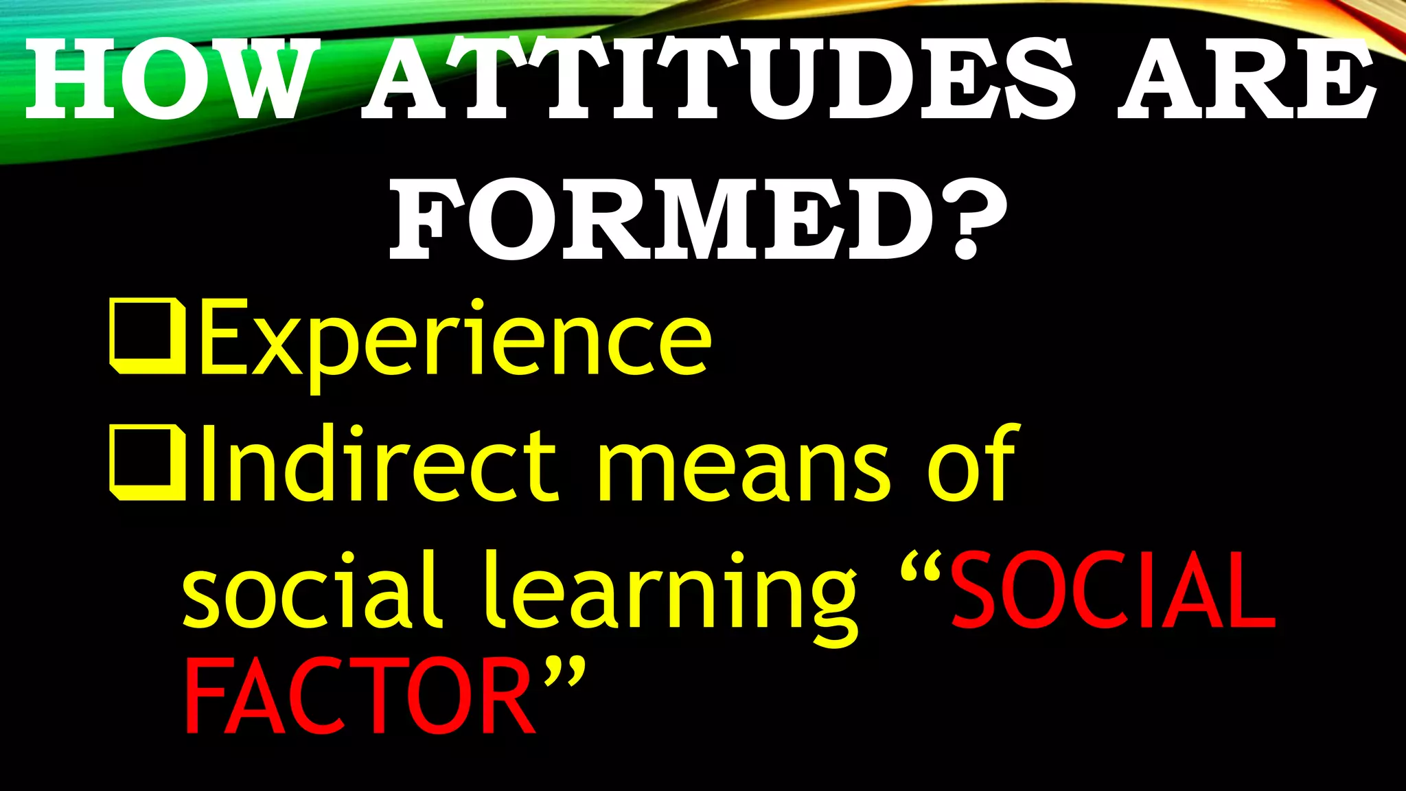 VALUES, ATTITUDE AND JOB SATISFACTION (VALUES) | PPTX