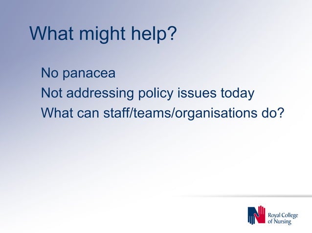 Improving Patient Care conference-Elaine Whitby presentation | PPT