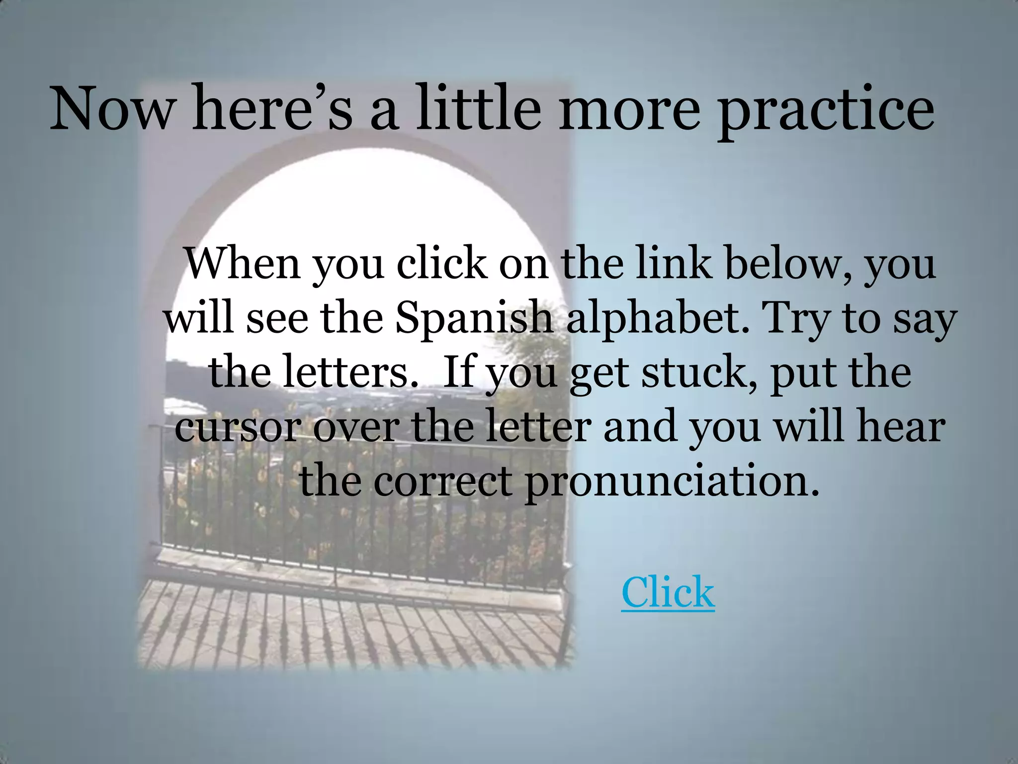 El Alfabeto EspañOl Power Point Presentation | PPTX