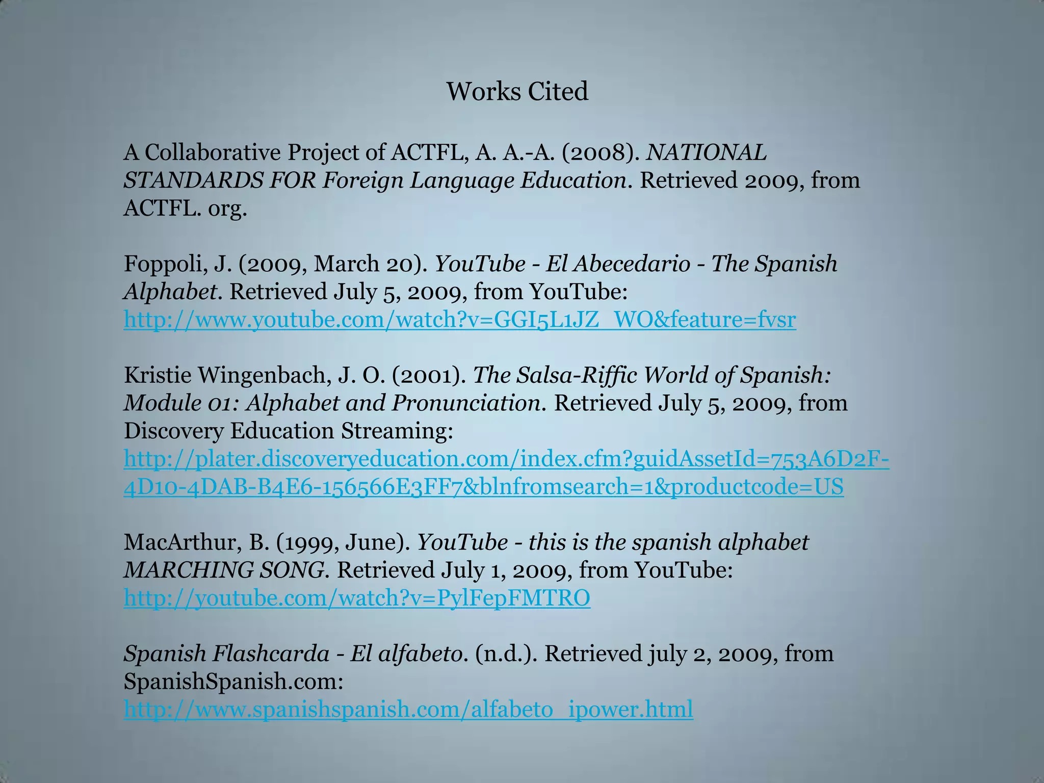 El Alfabeto EspañOl Power Point Presentation | PPTX