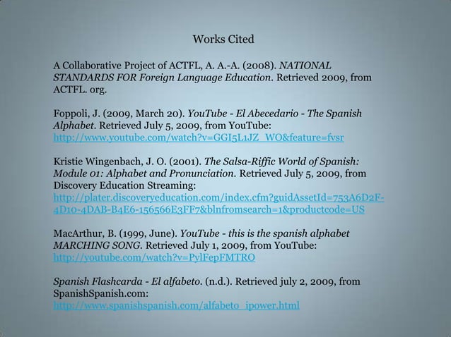 El Alfabeto EspañOl Power Point Presentation | PPTX