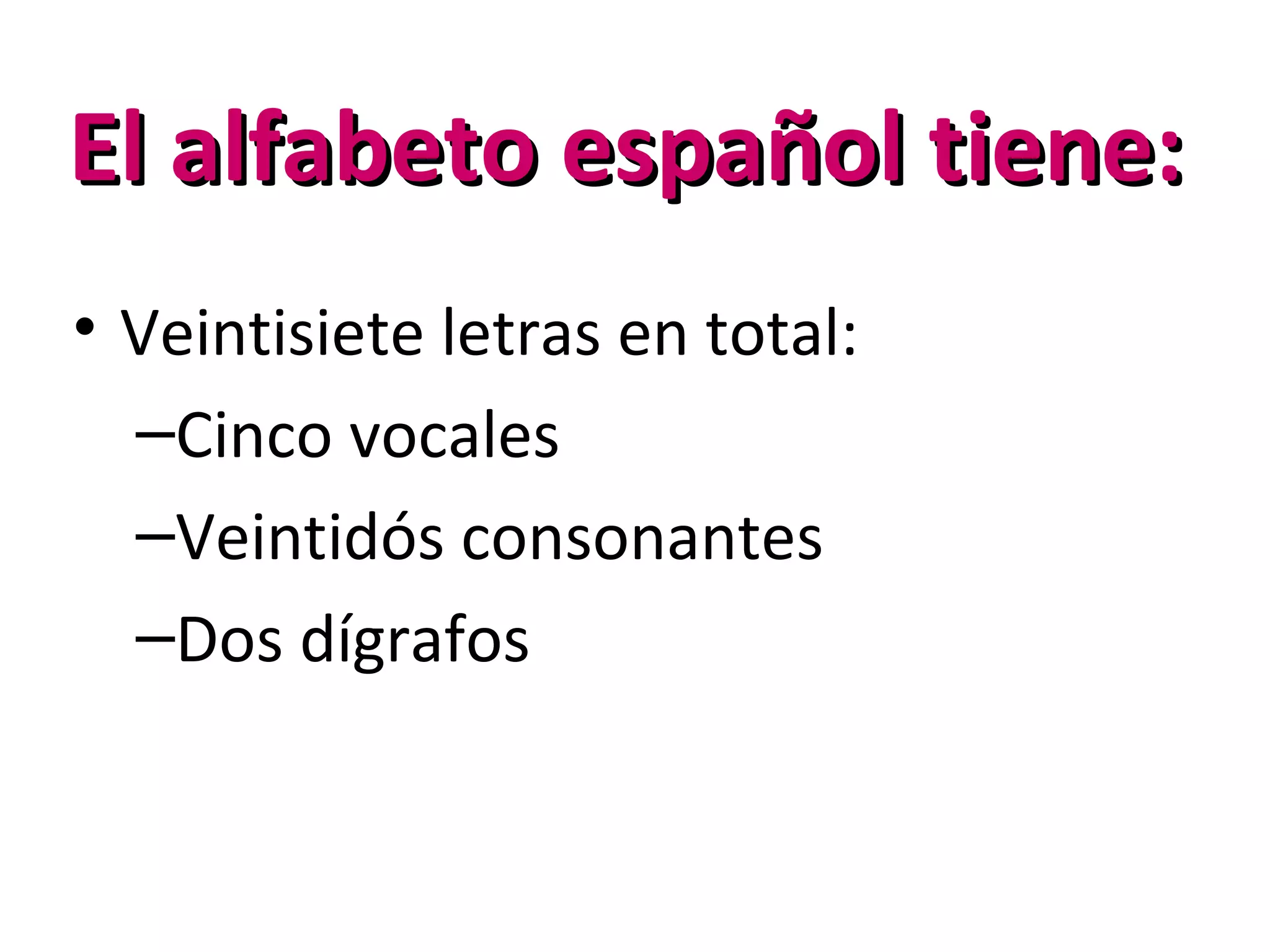 El alfabeto sonidos | PPT
