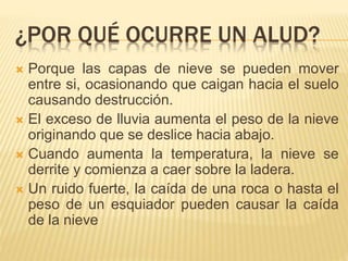El alud | PPTX