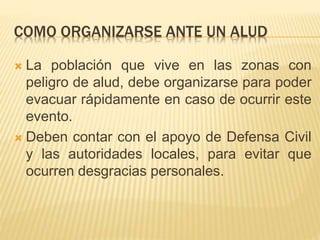 El alud | PPTX