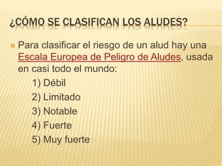 El alud | PPT