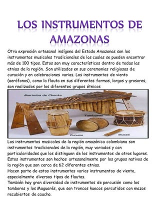 amazonas, cultura musical | DOCX
