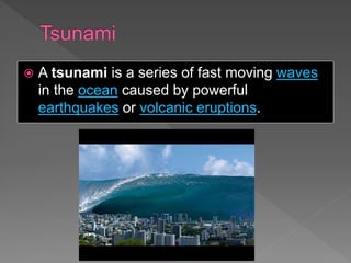 Natural Disasters Vocab | PPTX