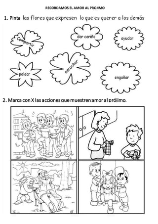 Ayudar Al Projimo Dibujo